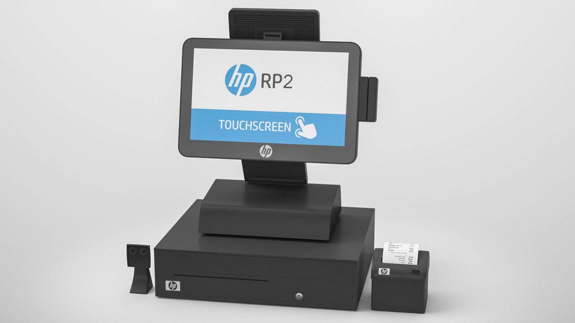 3D HP RP2 Retail System Model - TurboSquid 1765252