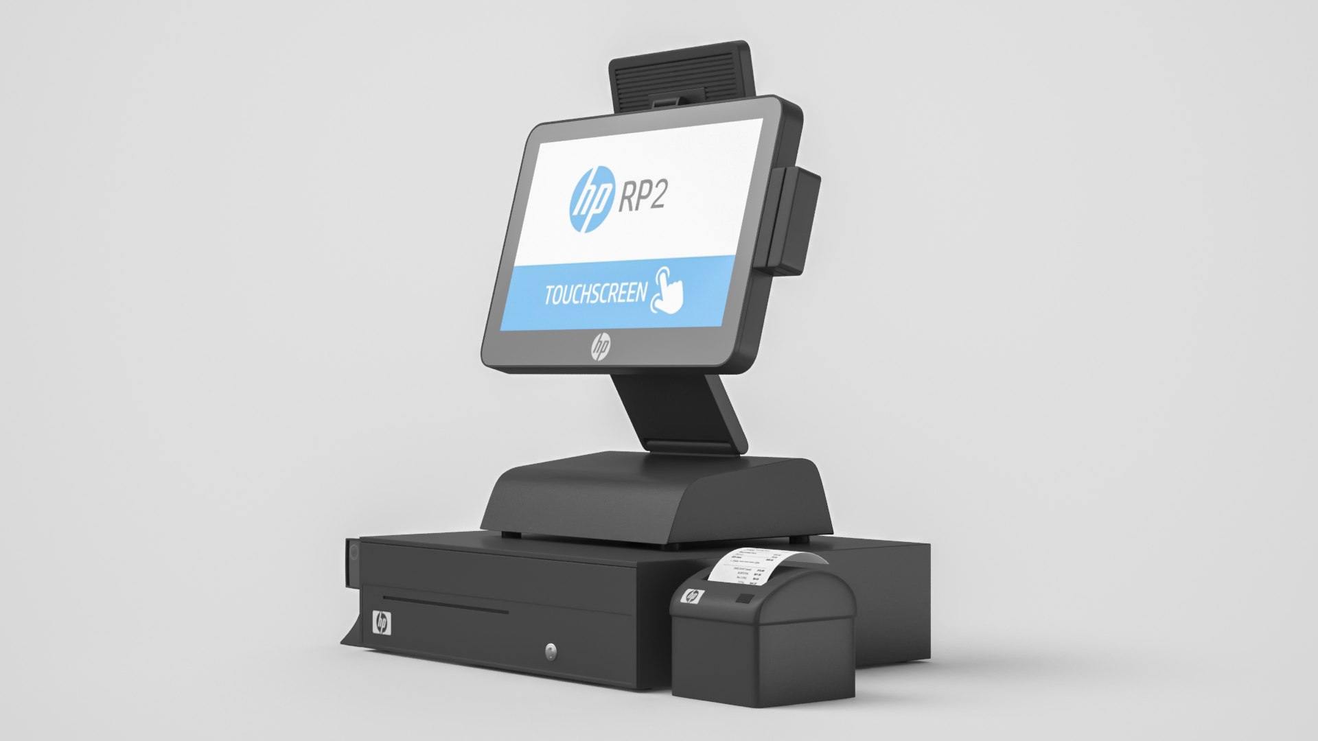 3D HP RP2 Retail System Model - TurboSquid 1765252