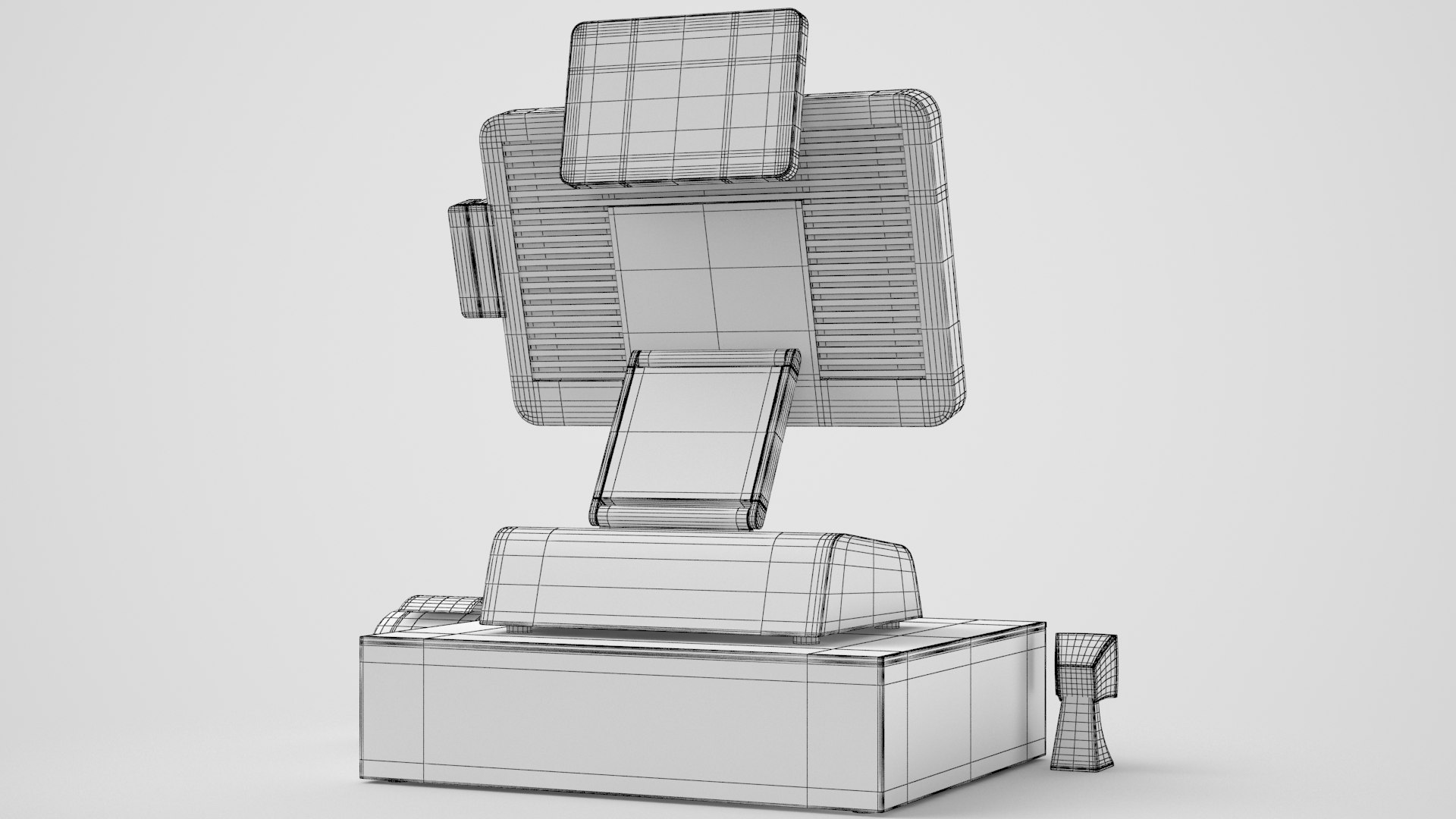 3D HP RP2 Retail System Model - TurboSquid 1765252