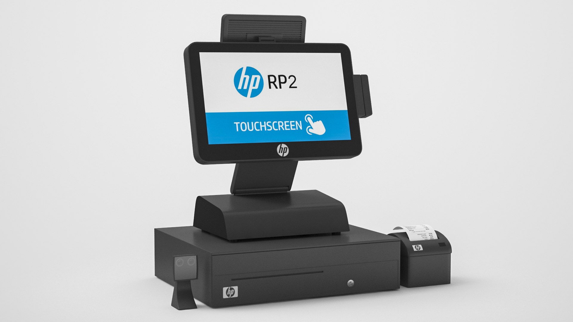 3D HP RP2 Retail System Model - TurboSquid 1765252
