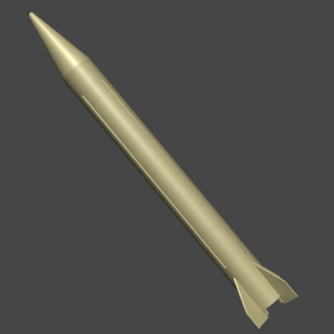 3dsmax Shahab 3 Iranian Missile