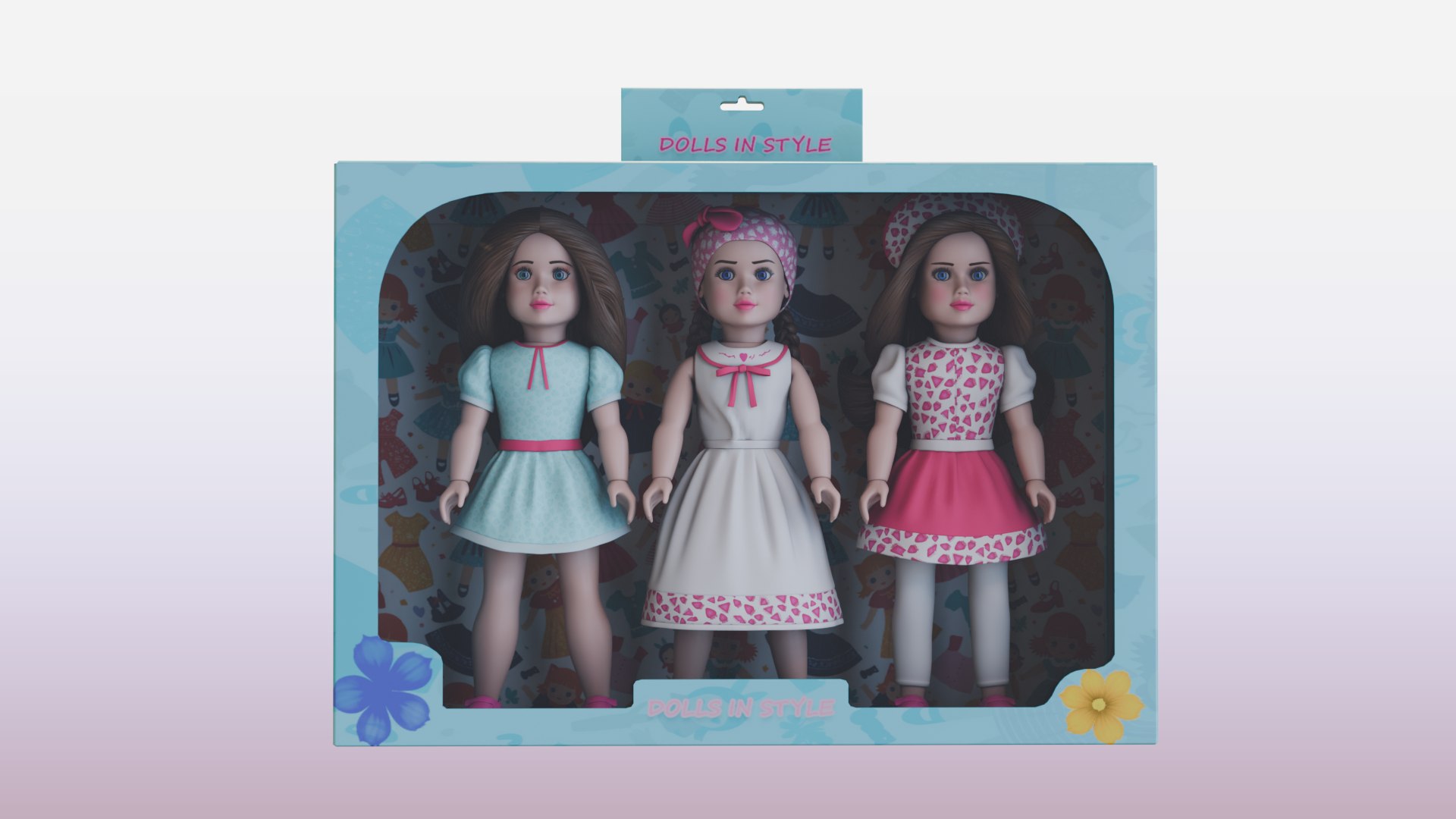 Dolls And Their Accessories Doll Clothes Set 3D - TurboSquid 2228424