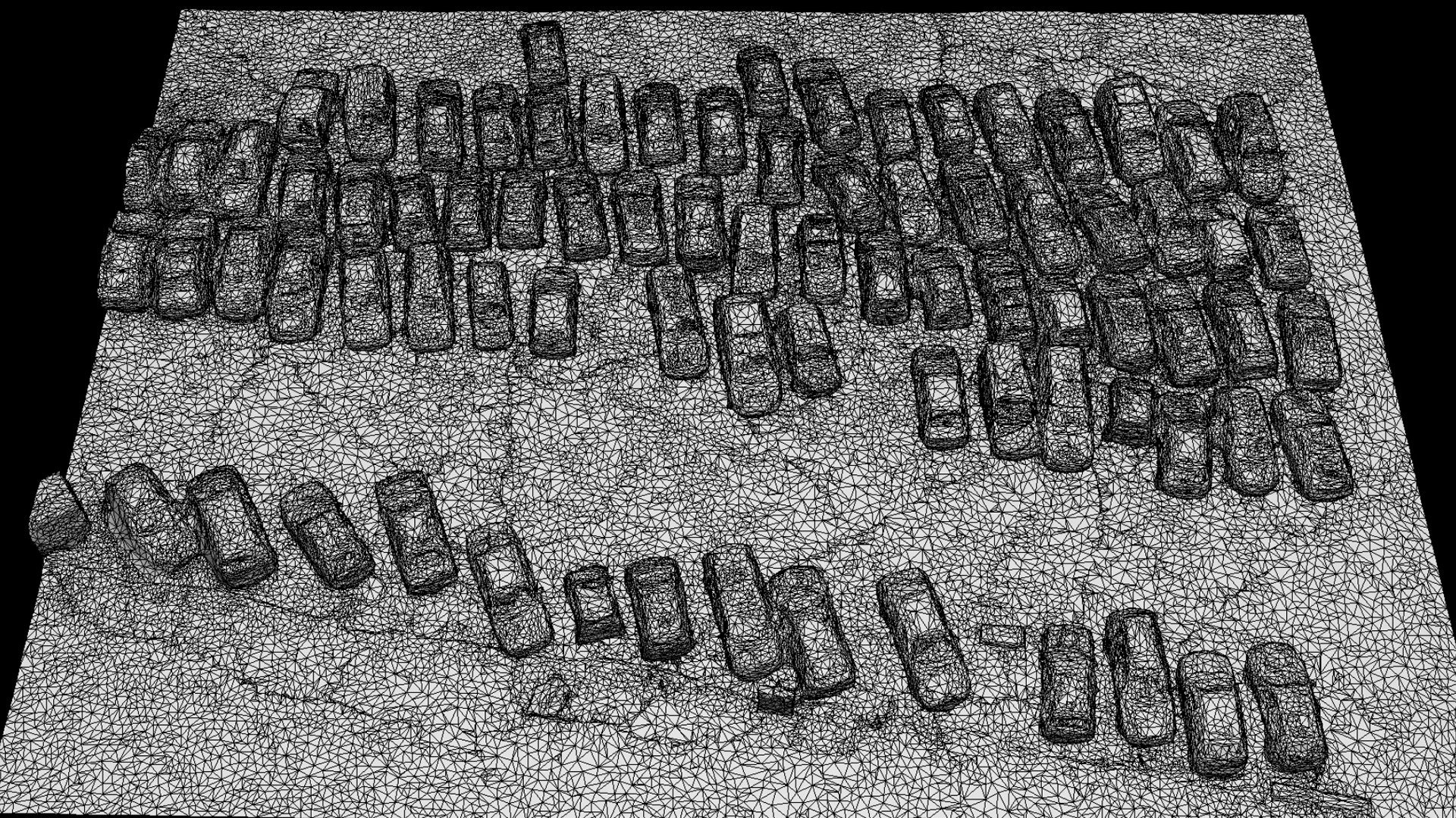 Cars Abandoned Wrecks Parking Junkyard Part1 Drone Scan 3D - TurboSquid ...