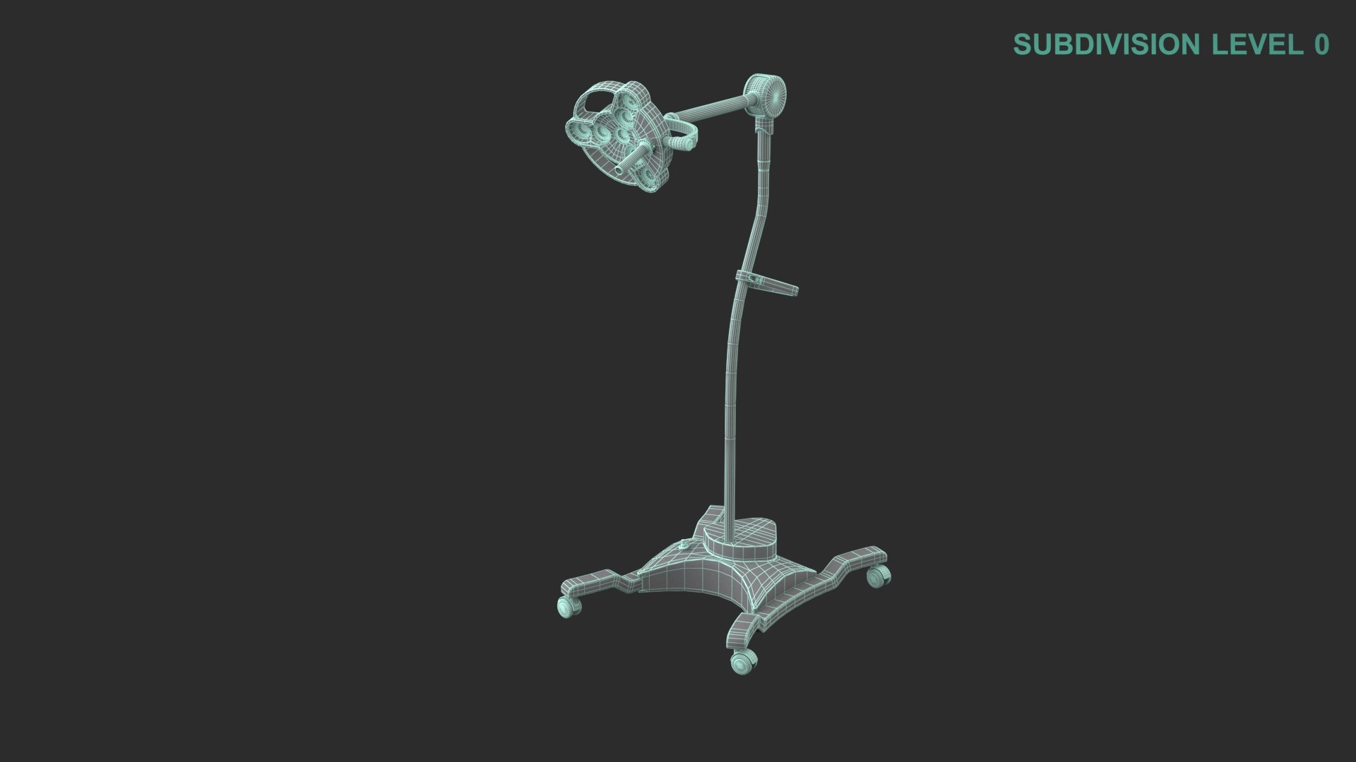 3D Surgical Lamp Model - TurboSquid 2189273