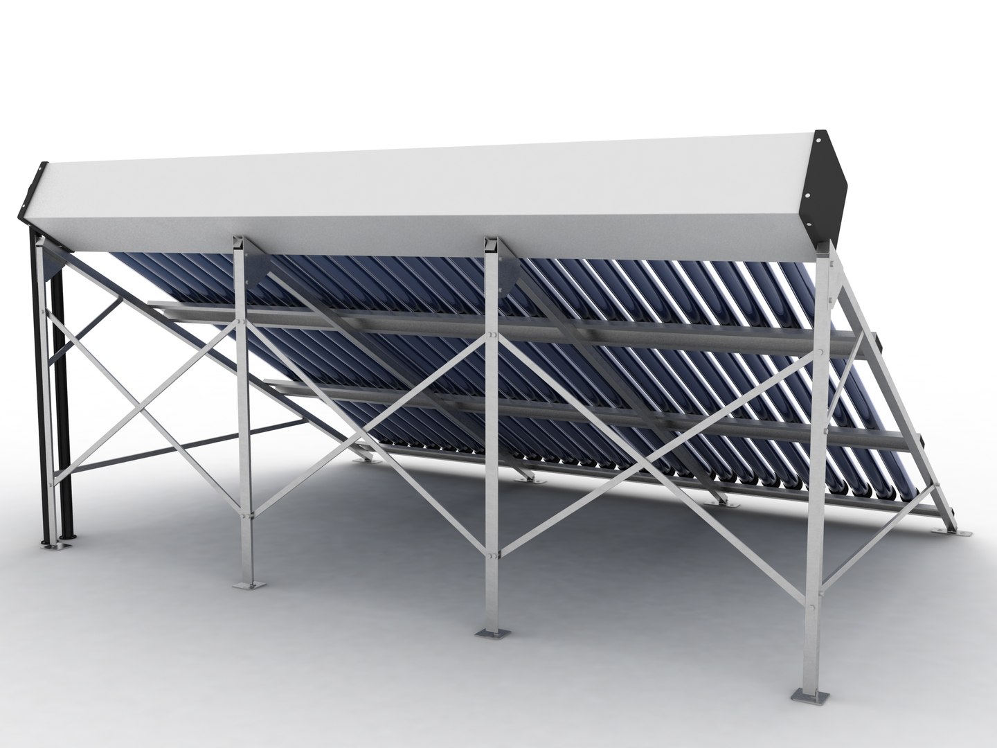 3d Sun Collector Model