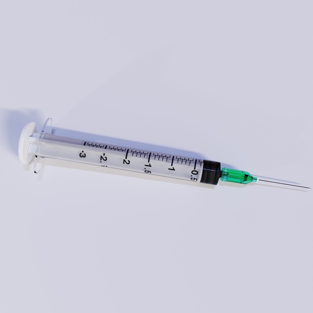 3D Syringe Model - TurboSquid 1744819