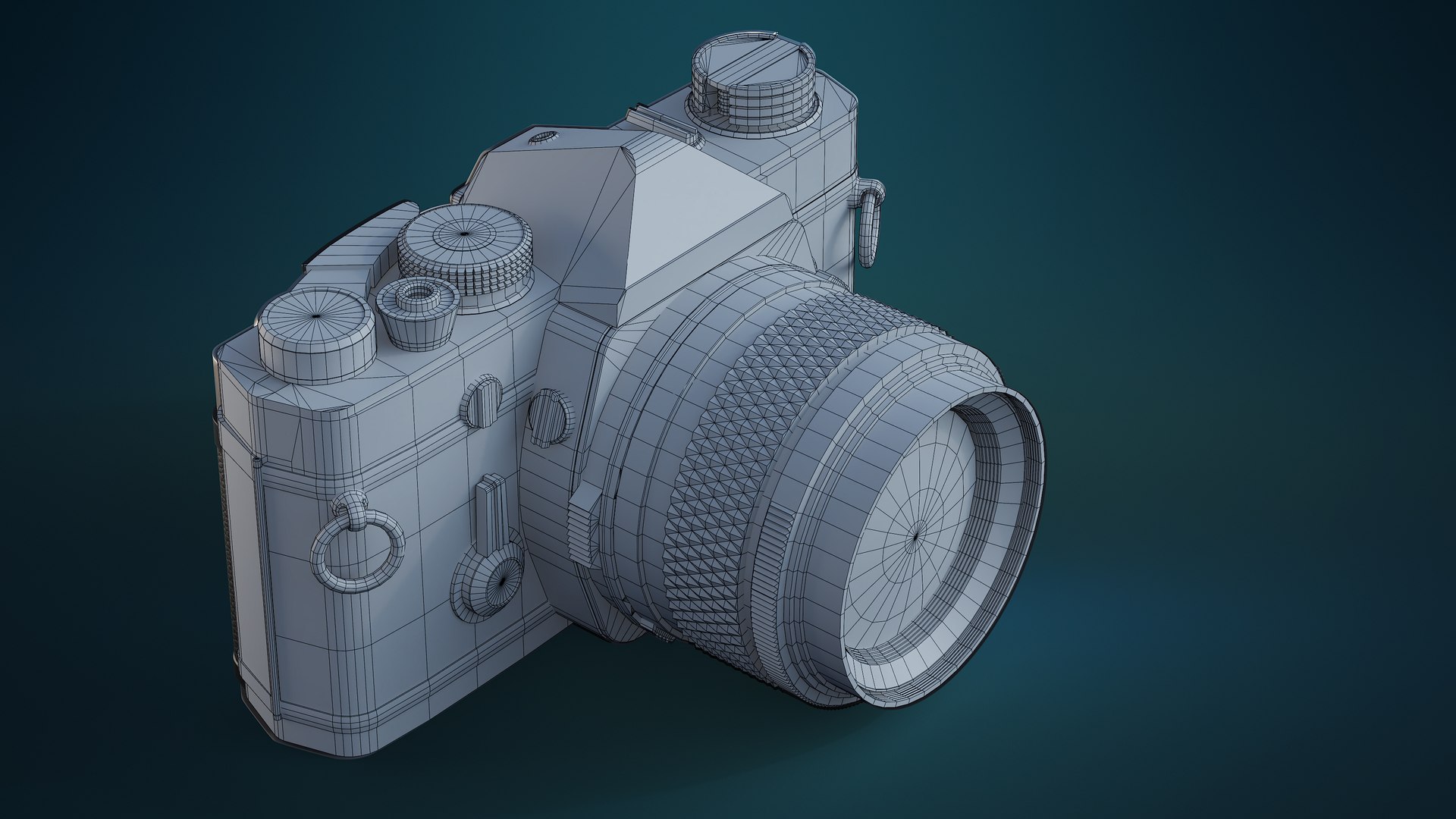 3D Vintage Photo Camera - TurboSquid 1479281