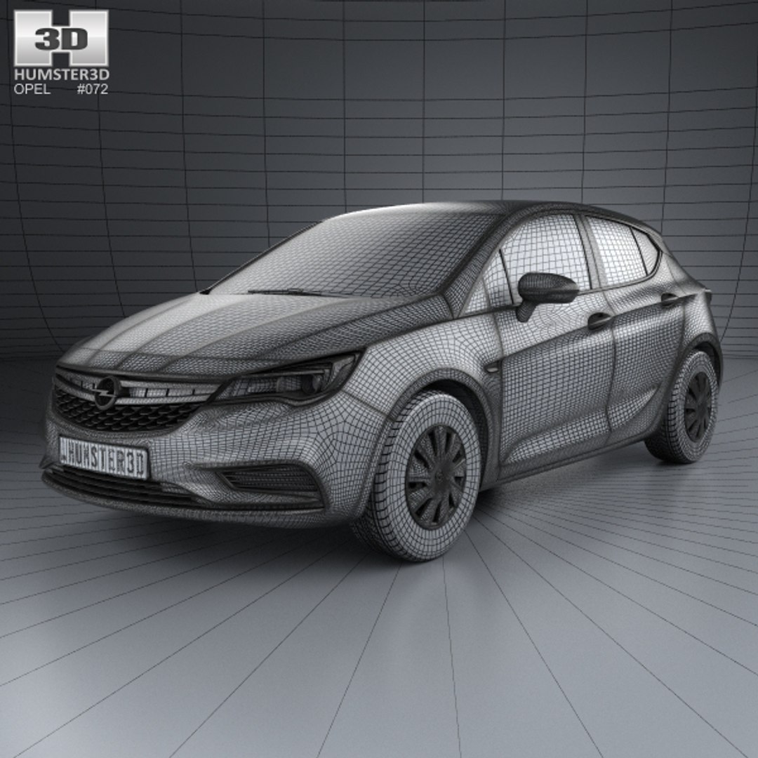3D opel astra k - TurboSquid 1227402