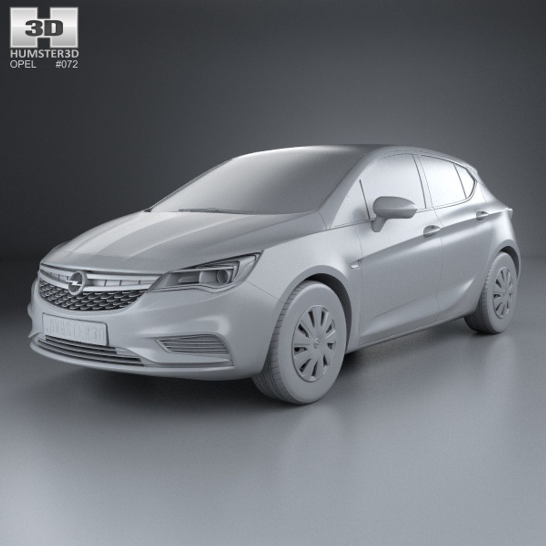 3D opel astra k - TurboSquid 1227402