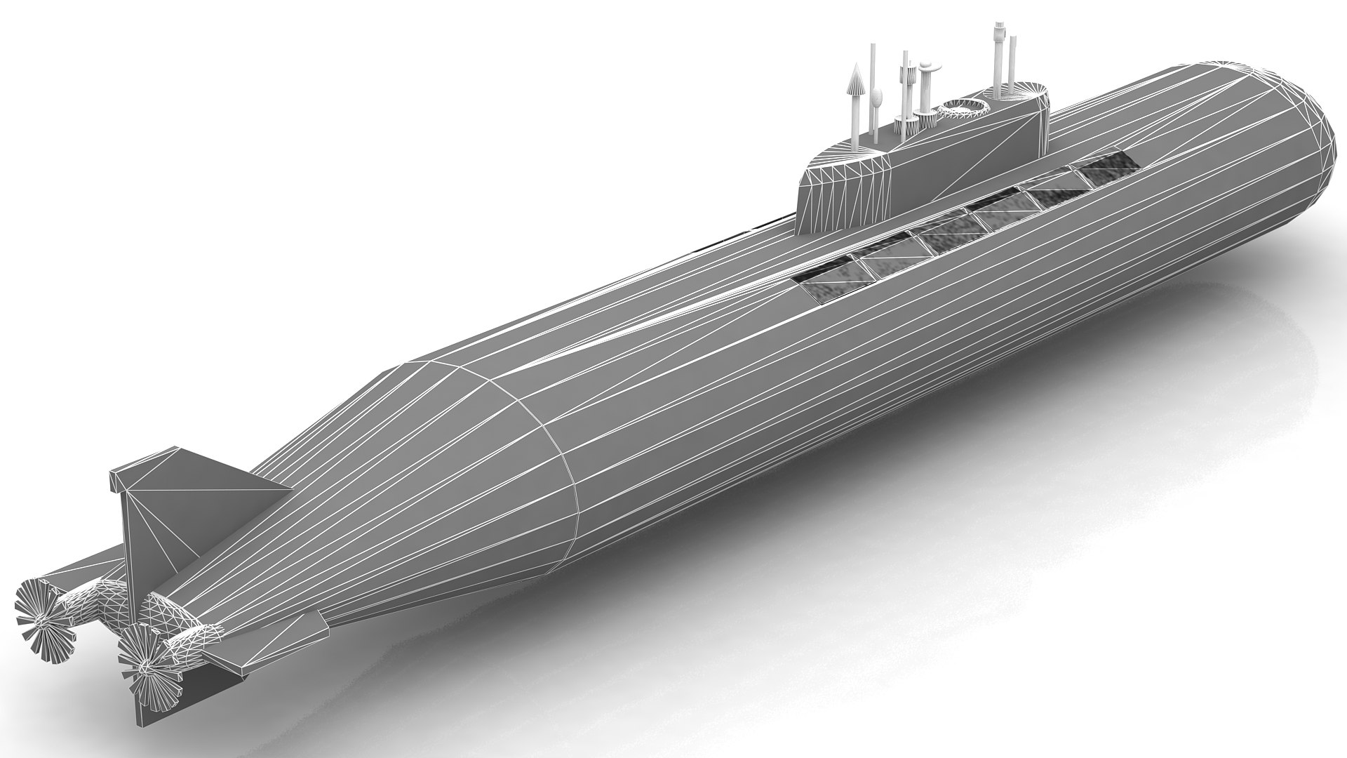Oscar-class Submarine model - TurboSquid 1928597