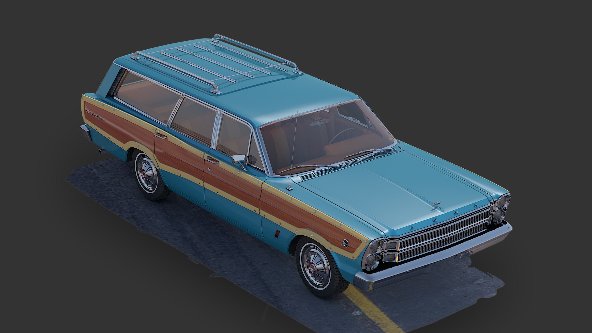 Ford Country Squires Model - TurboSquid 2251575