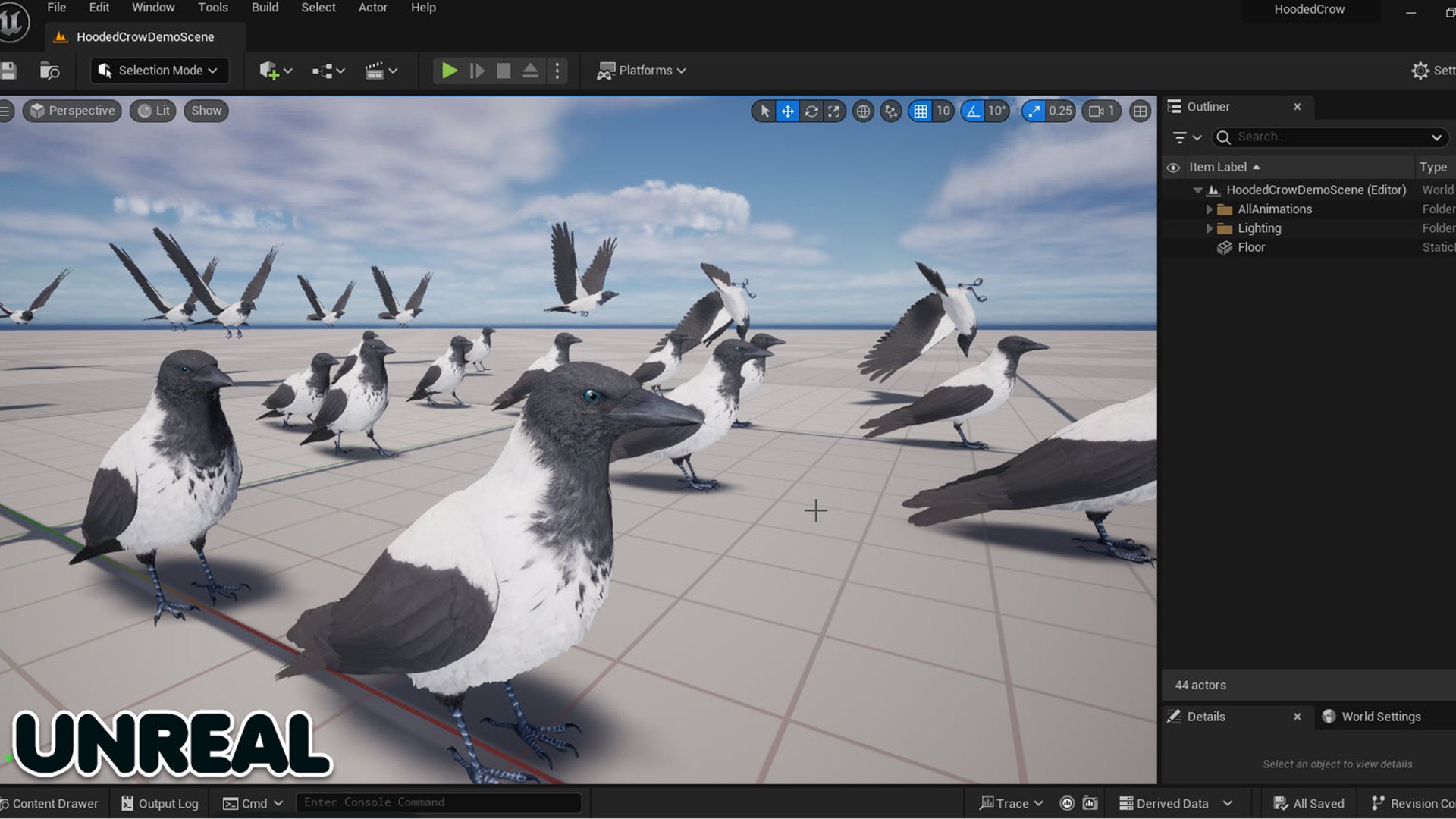 3D Animated Realistic Hooded Crow - TurboSquid 2170028