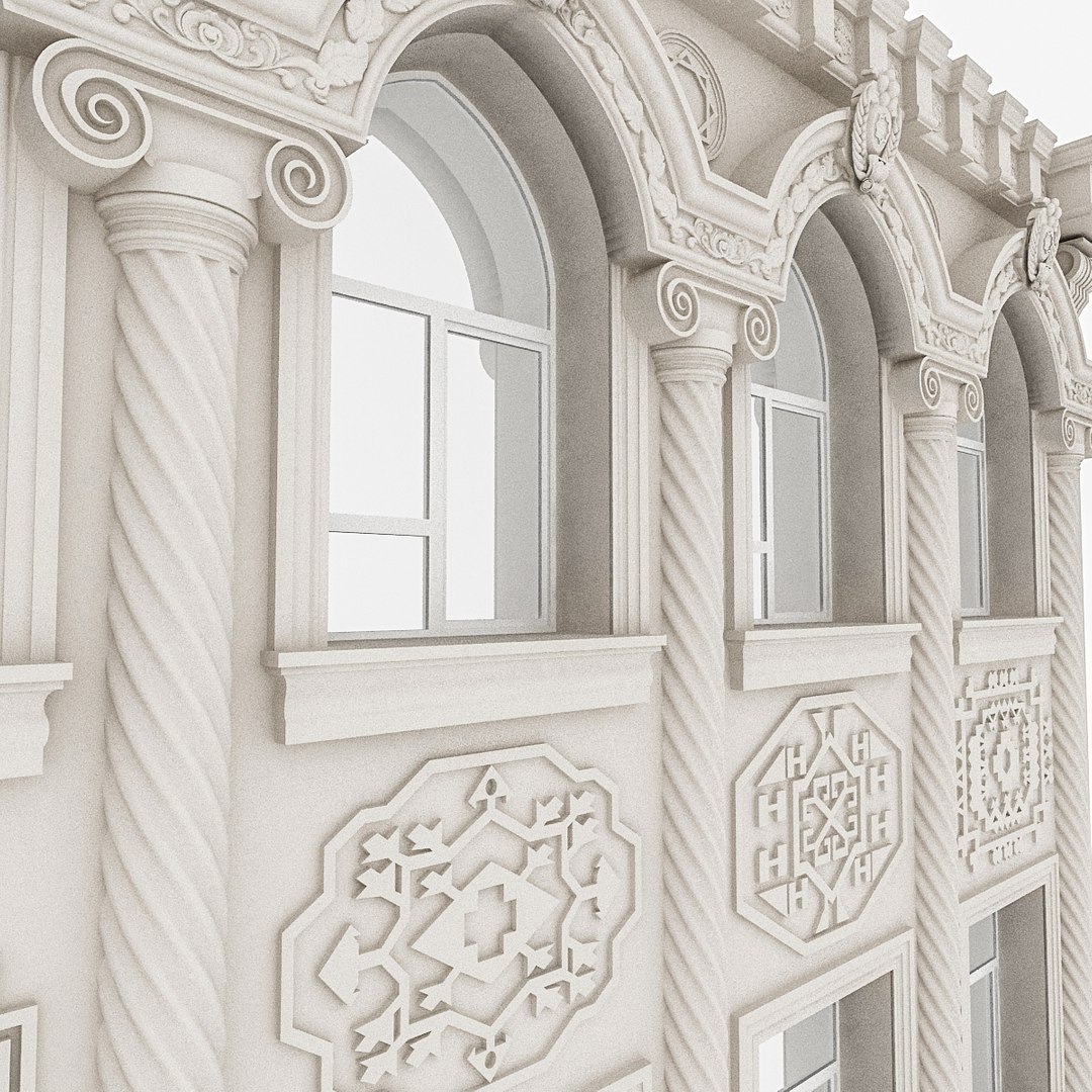 3D classic building window model - TurboSquid 1454165