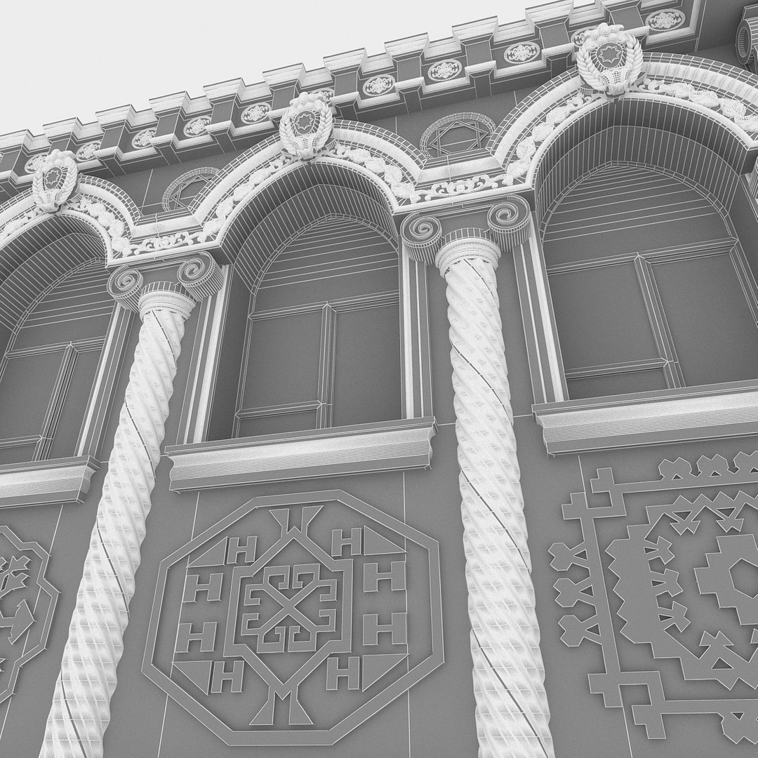 3D classic building window model - TurboSquid 1454165