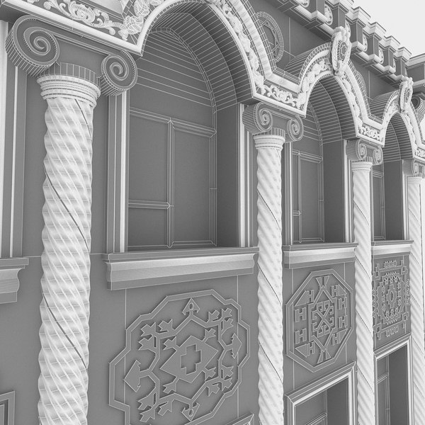 3D classic building window model - TurboSquid 1454165