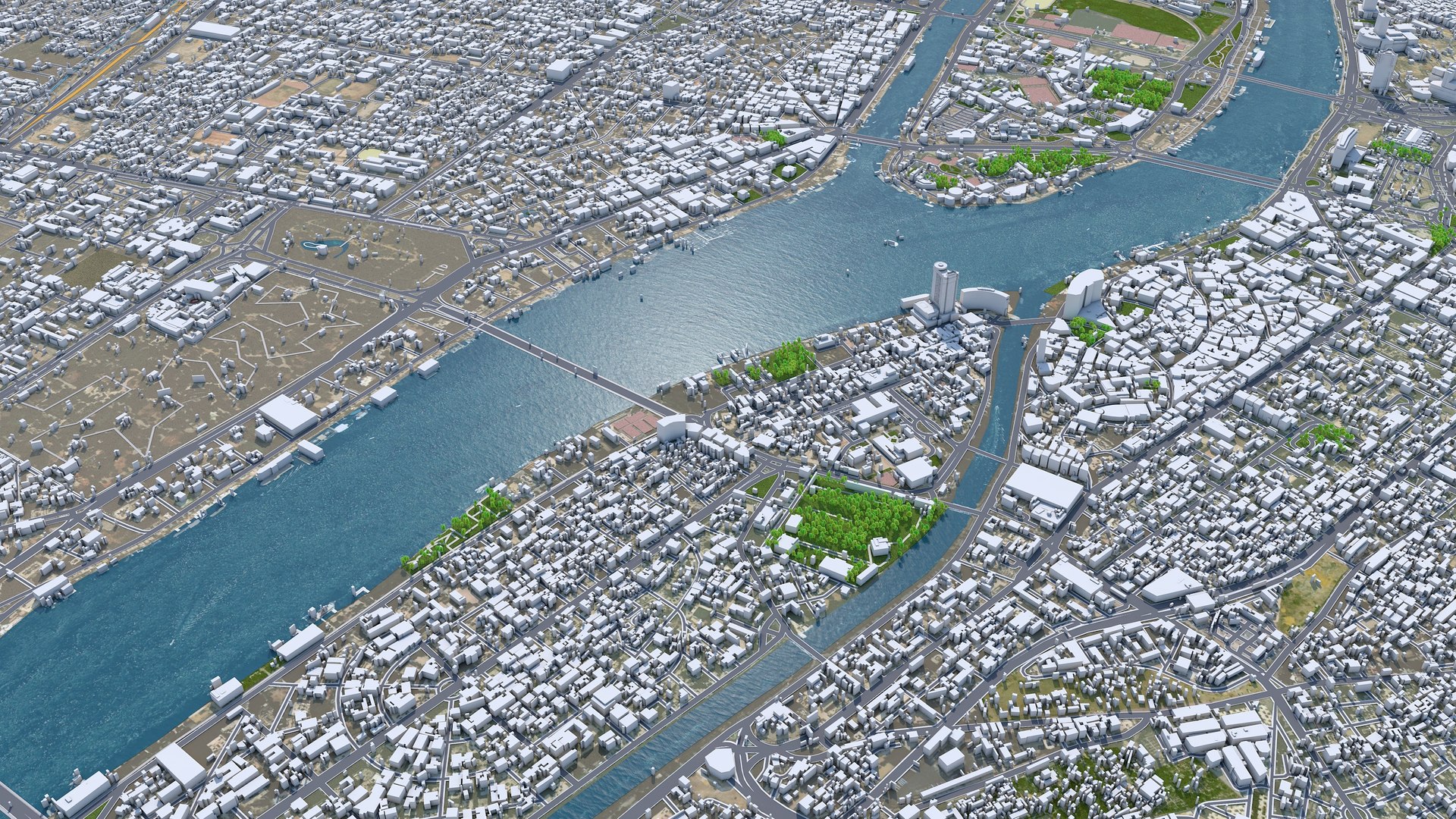 Cairo Downtown Egypt 3D Model - TurboSquid 1988725