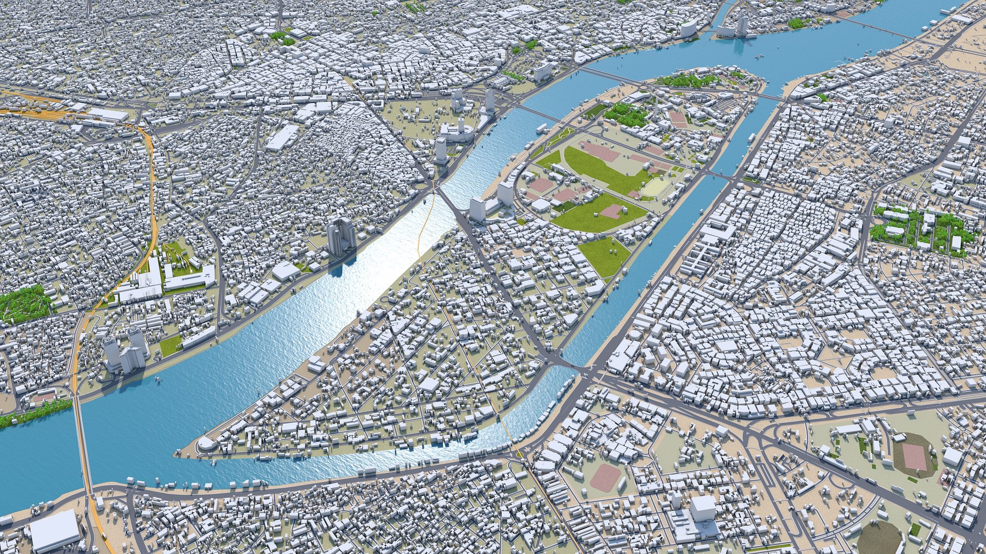 Cairo Downtown Egypt 3D Model - TurboSquid 1988725