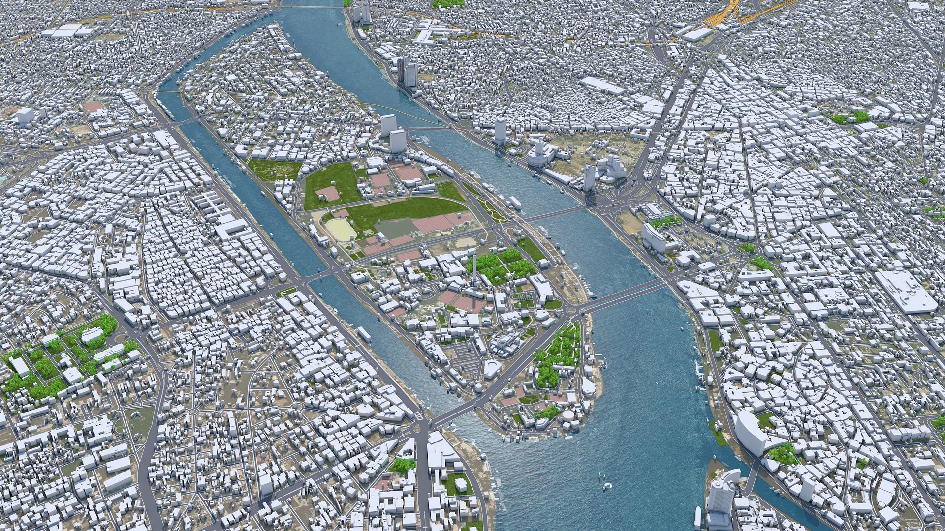 Cairo Downtown Egypt 3D Model - TurboSquid 1988725