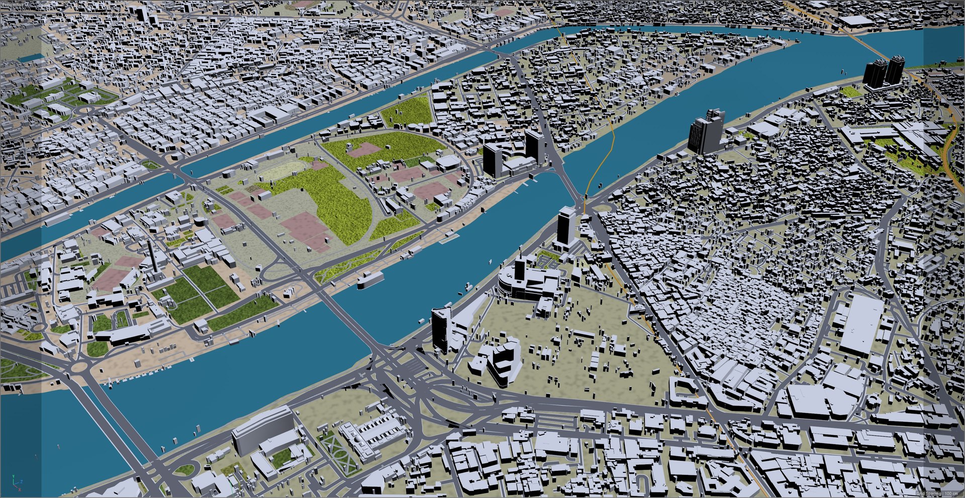 Cairo Downtown Egypt 3D Model - TurboSquid 1988725