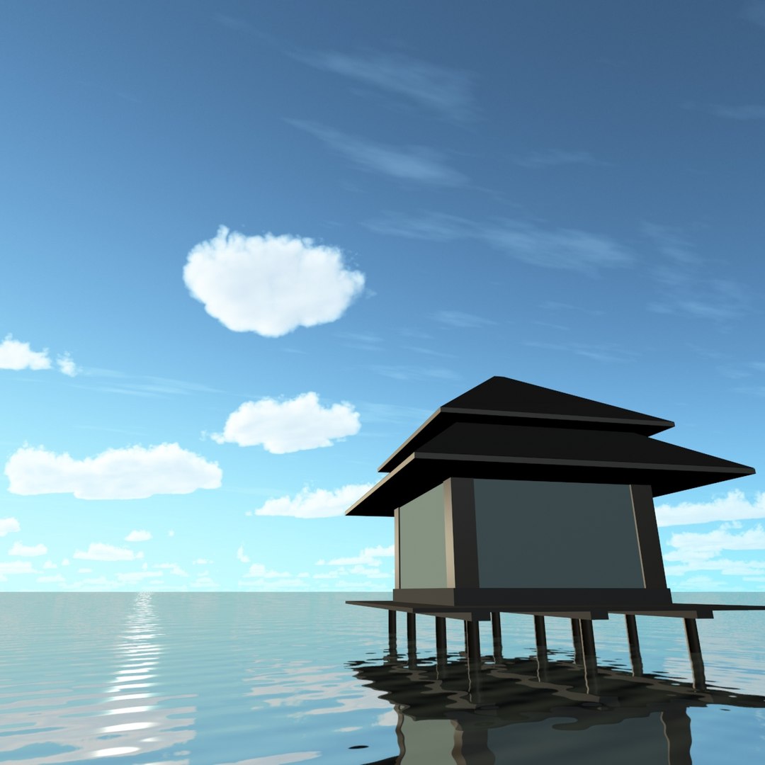 sky clouds 3d max