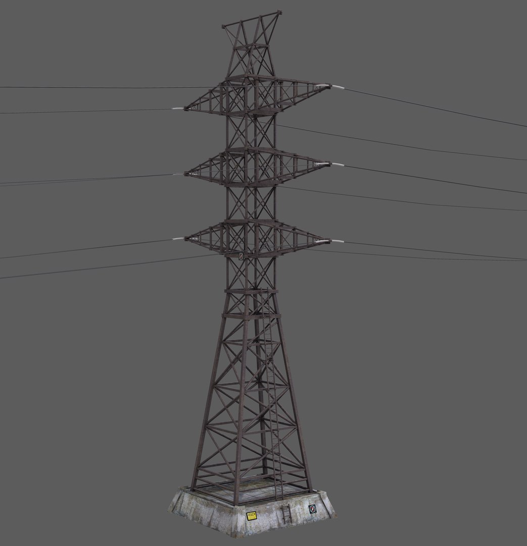 3D Model Tower Electric - TurboSquid 1658678