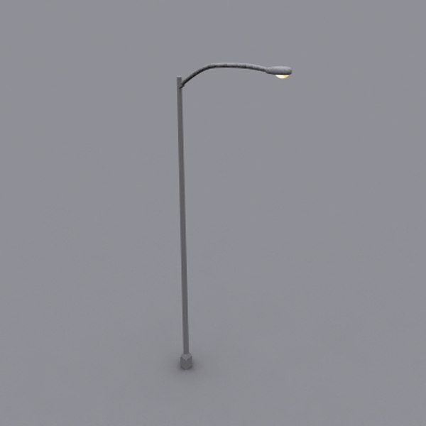 light pole 3d model