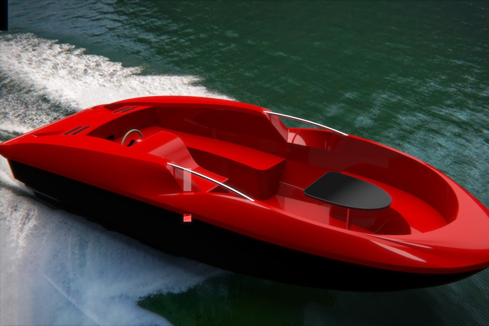 Speedboat Motorboat 3D Model - TurboSquid 1261172