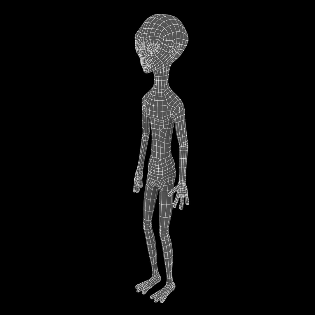 3d Model Alien Character