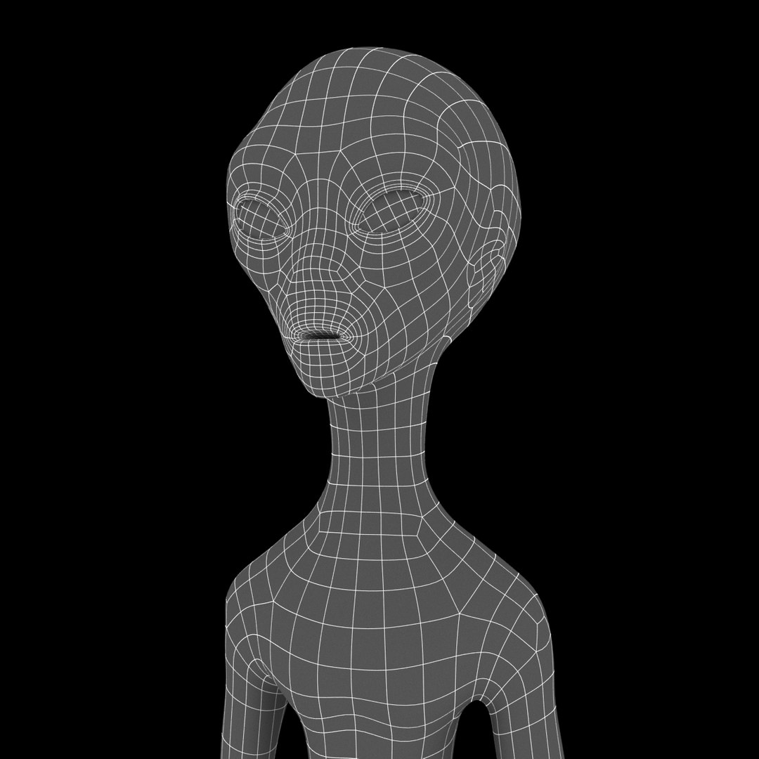 3d Model Alien Character