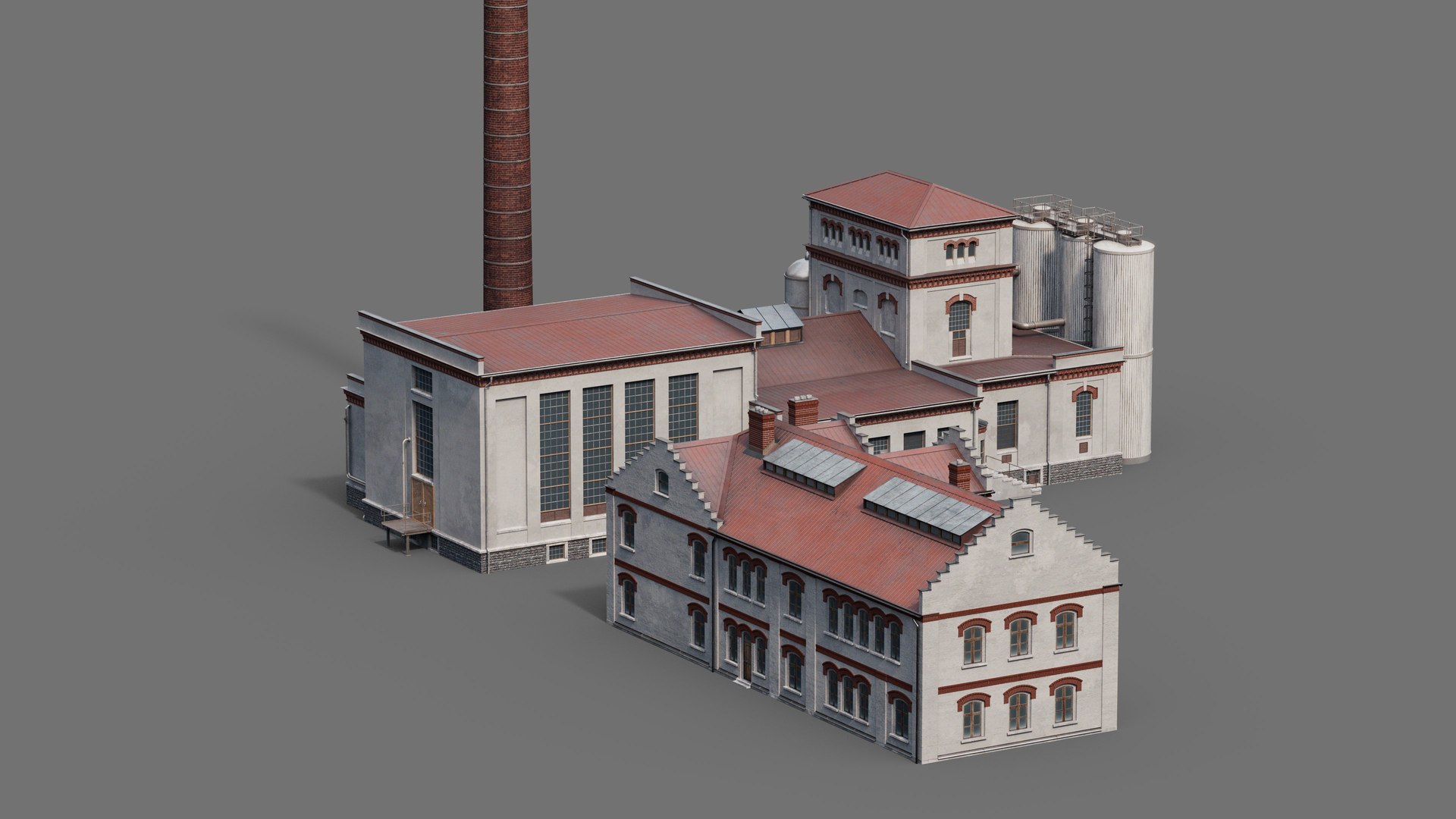 Brewery Buildings 3D model - TurboSquid 2171793
