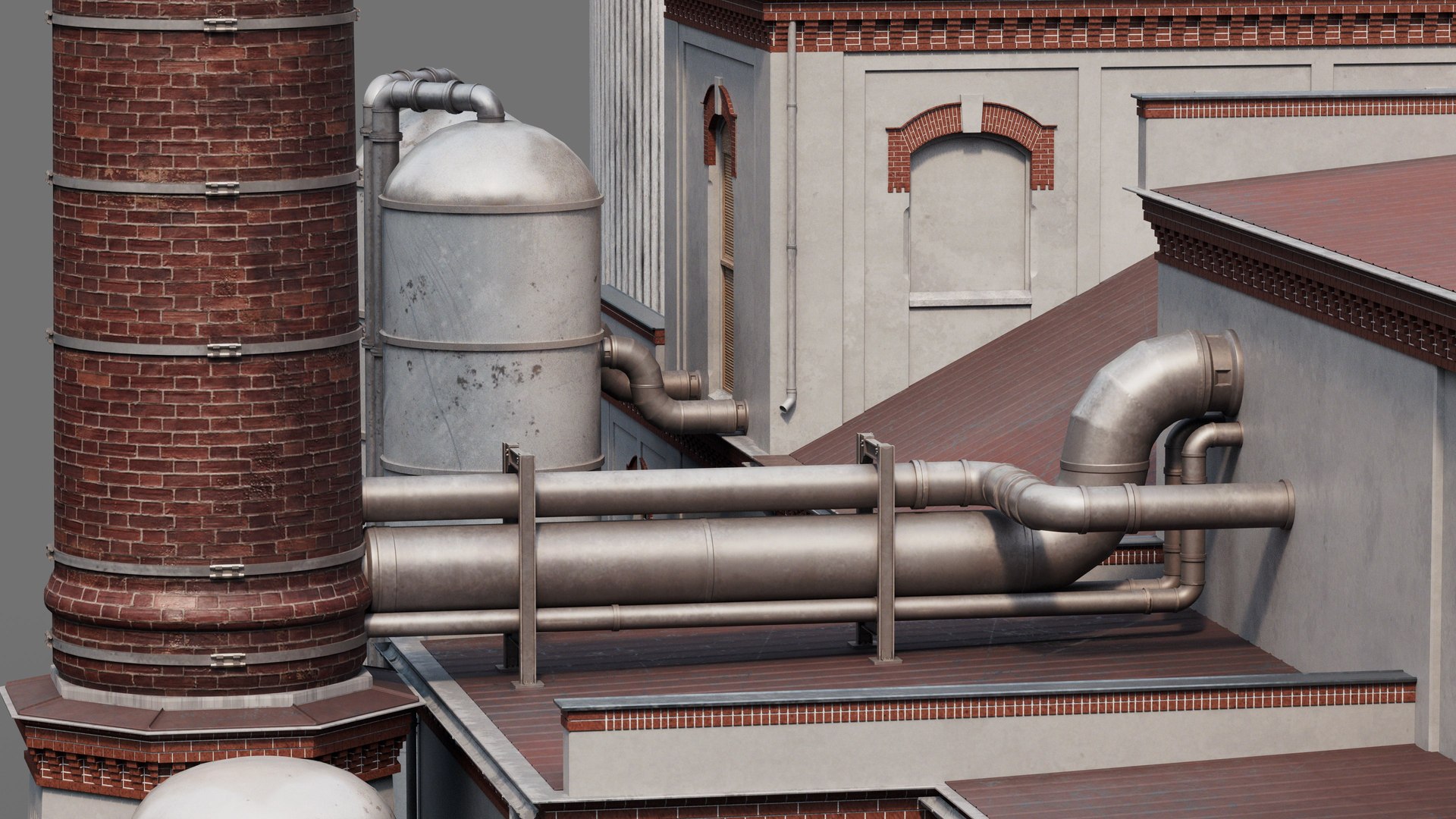 Brewery Buildings 3D model - TurboSquid 2171793
