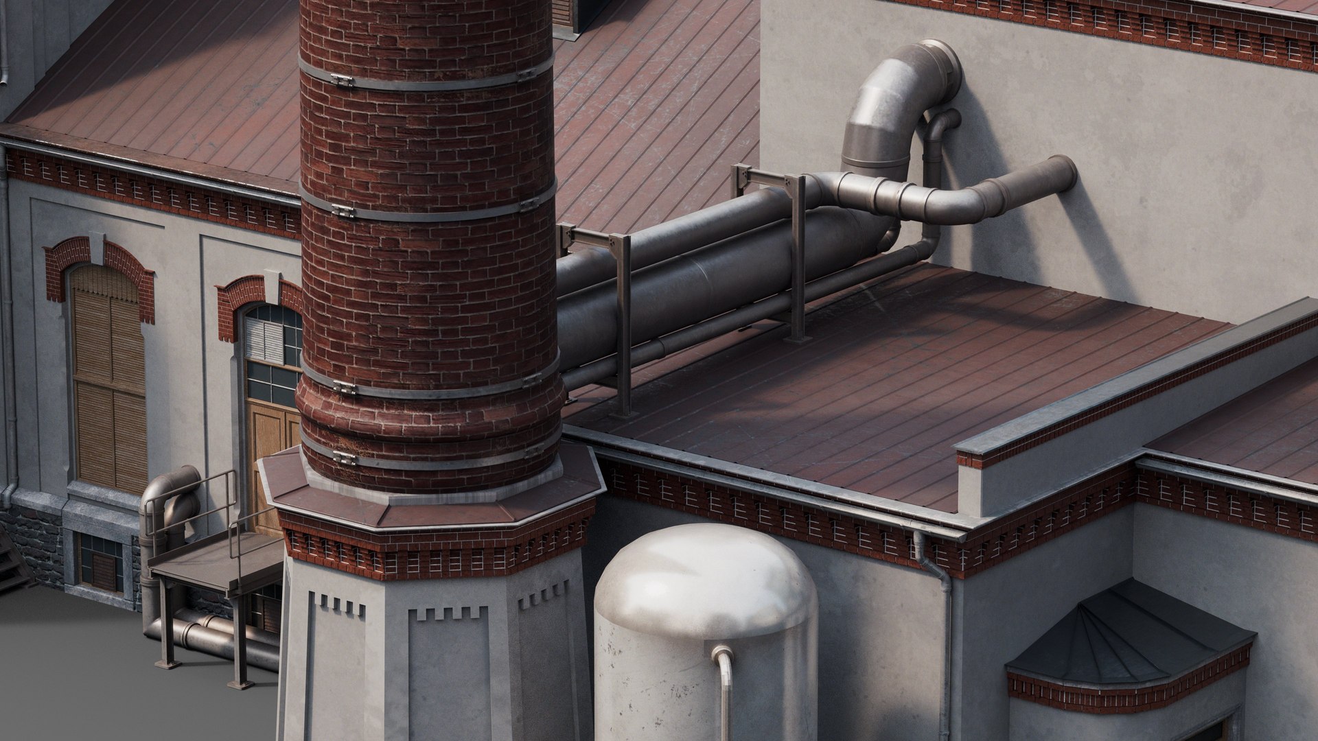 Brewery Buildings 3D model - TurboSquid 2171793