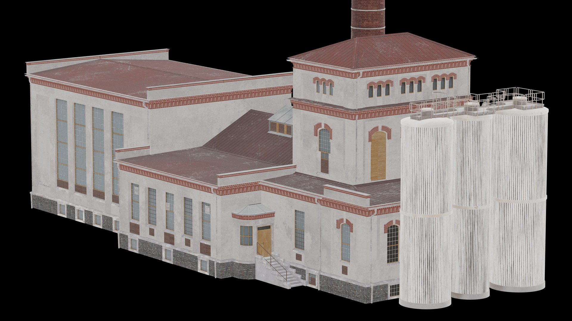 Brewery Buildings 3D model - TurboSquid 2171793