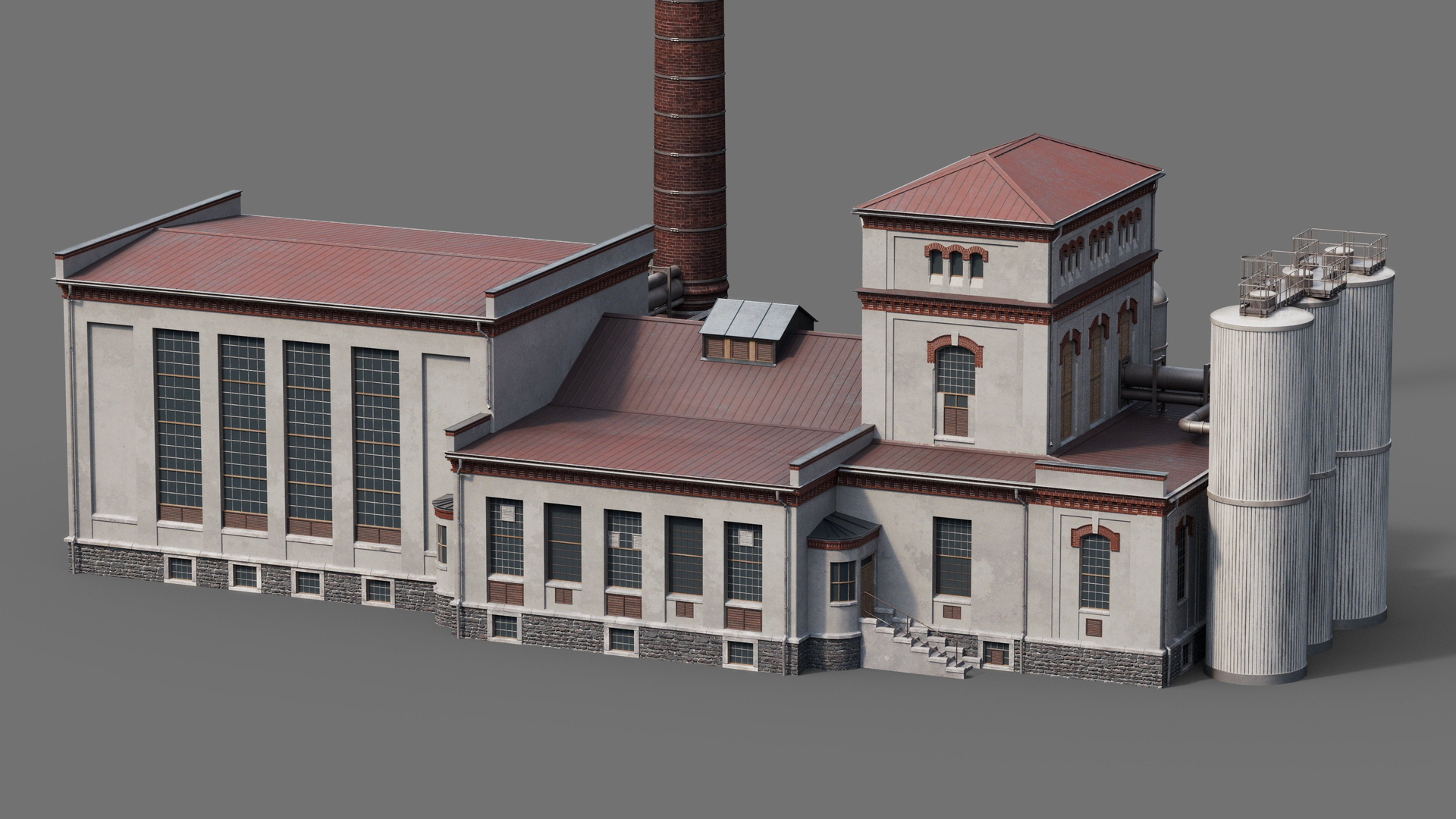 Brewery Buildings 3D model - TurboSquid 2171793