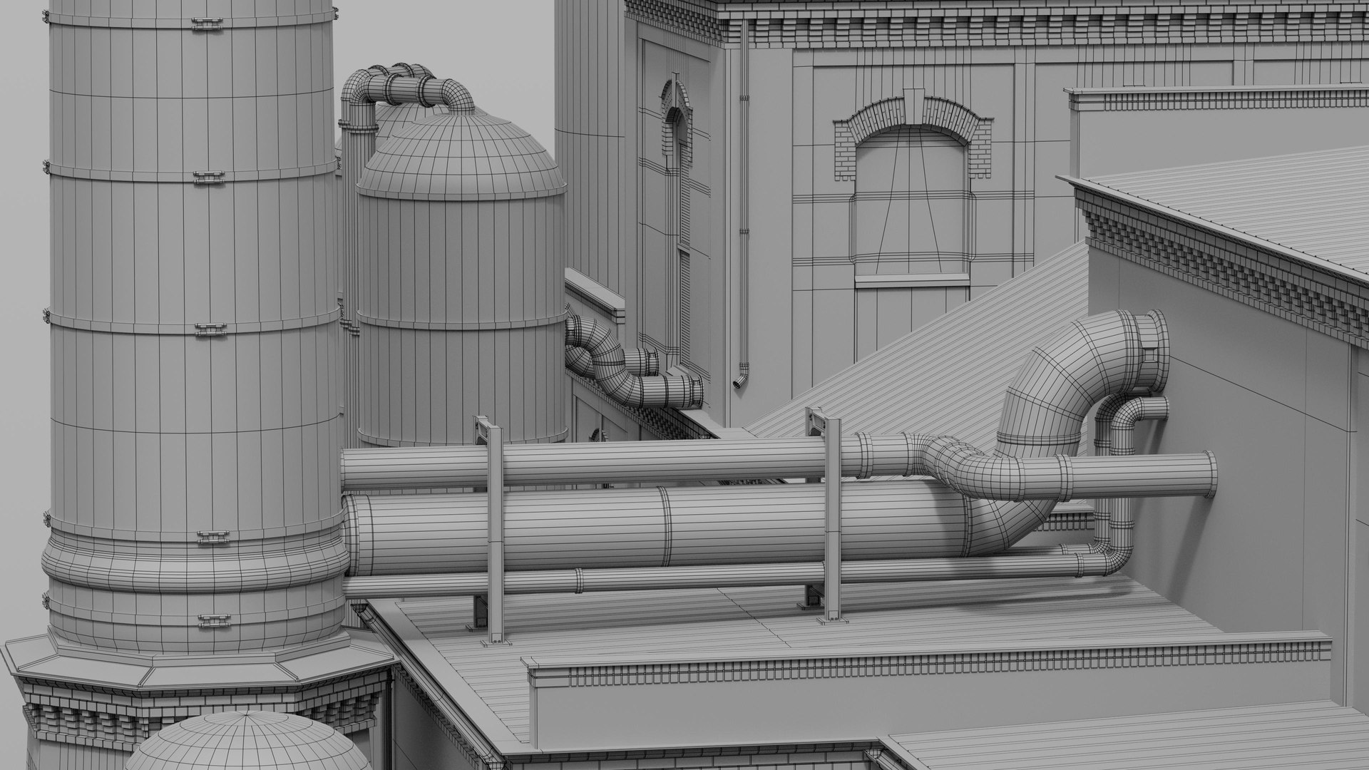 Brewery Buildings 3D model - TurboSquid 2171793