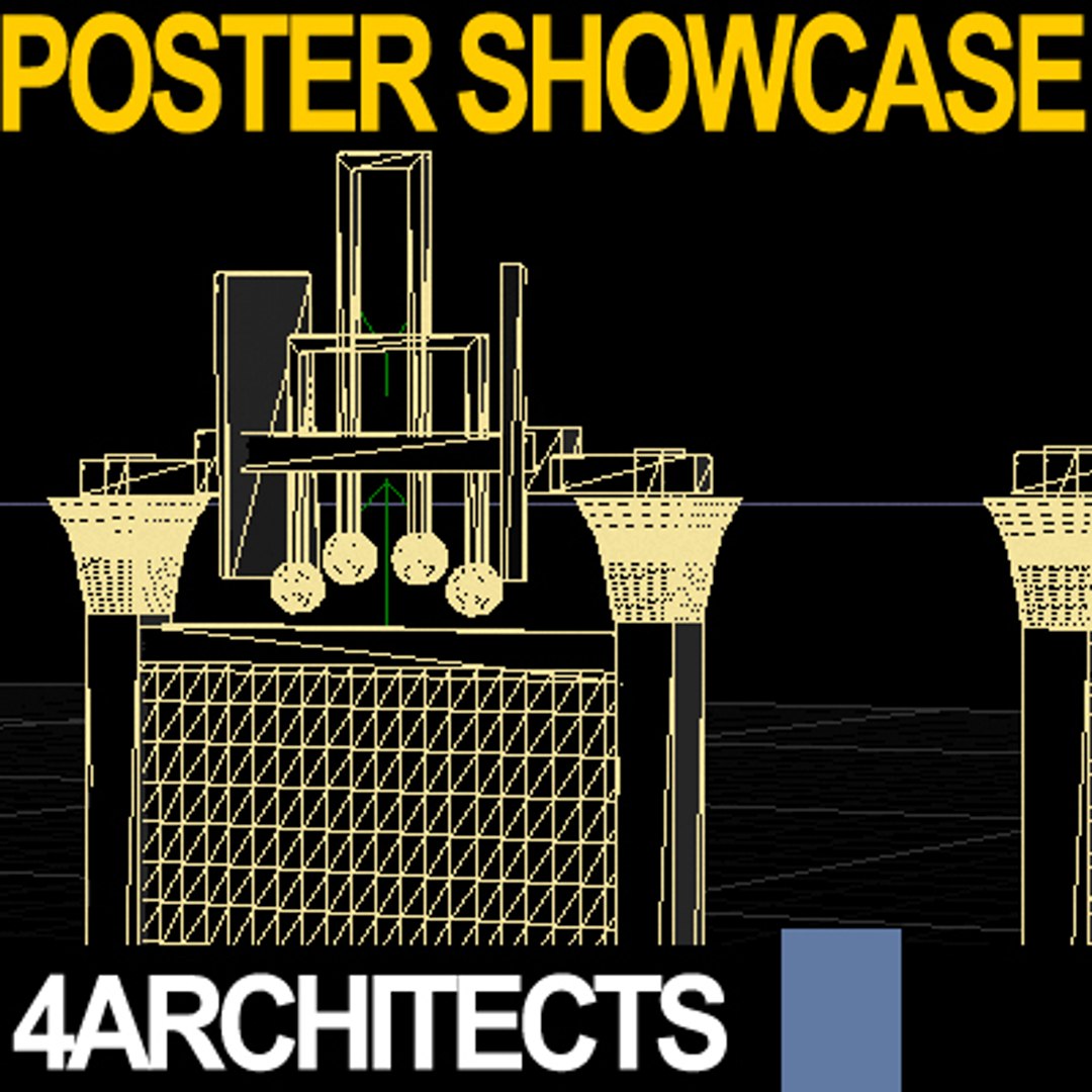 3ds Poster Display Showcase City