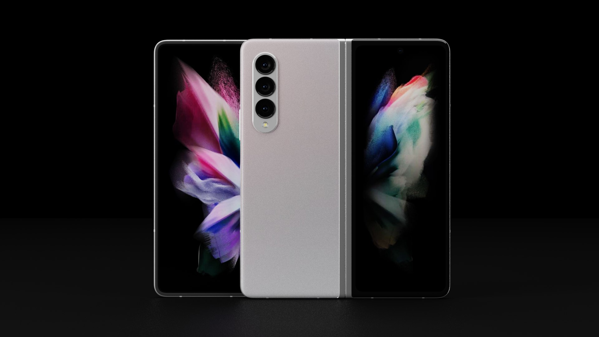 3D Samsung Galaxy Z Fold 3 In All Official Colors - TurboSquid 1773606