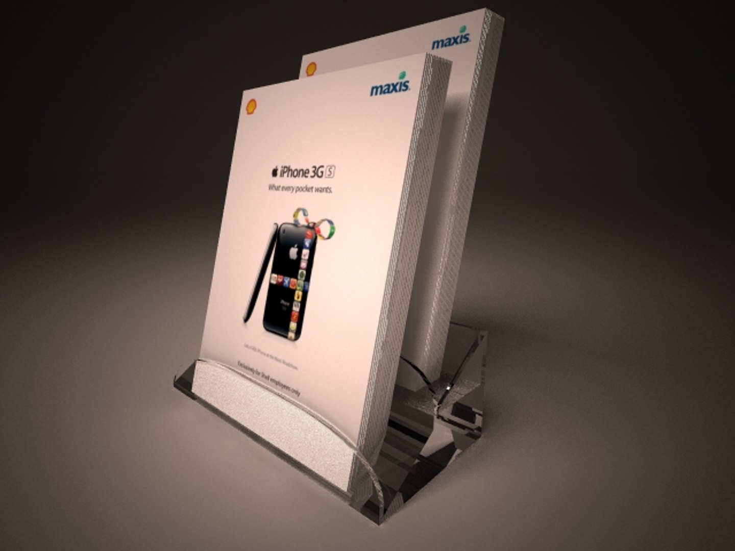 3ds Max A4 Standee