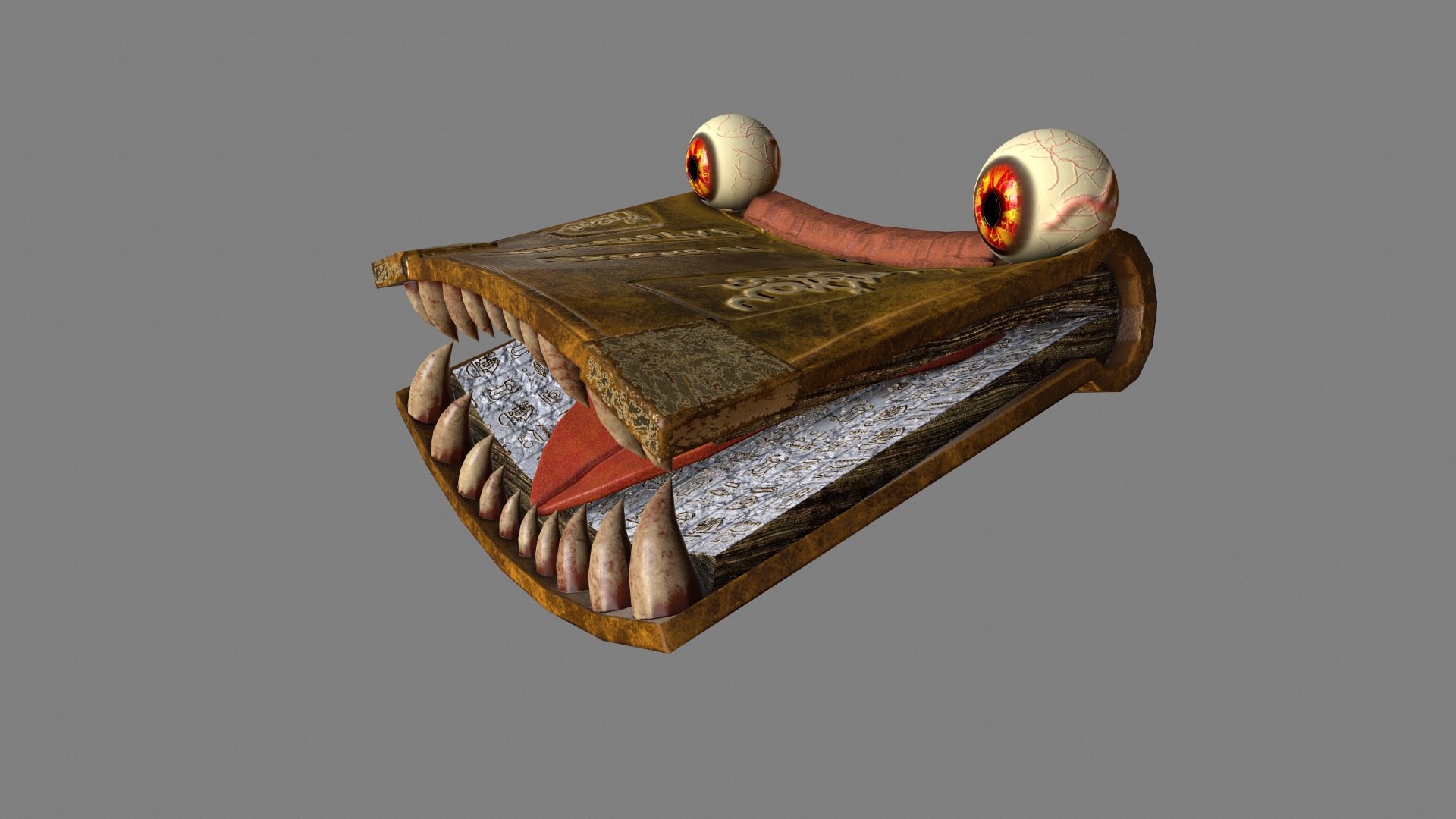 Toothy book 3D model - TurboSquid 1421781