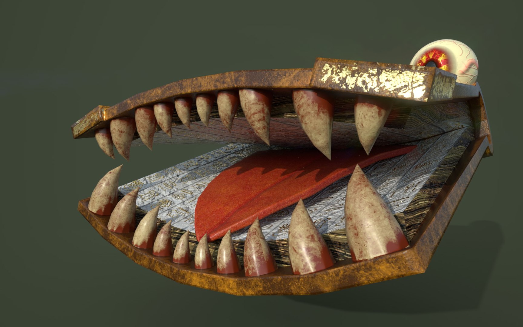 Toothy book 3D model - TurboSquid 1421781