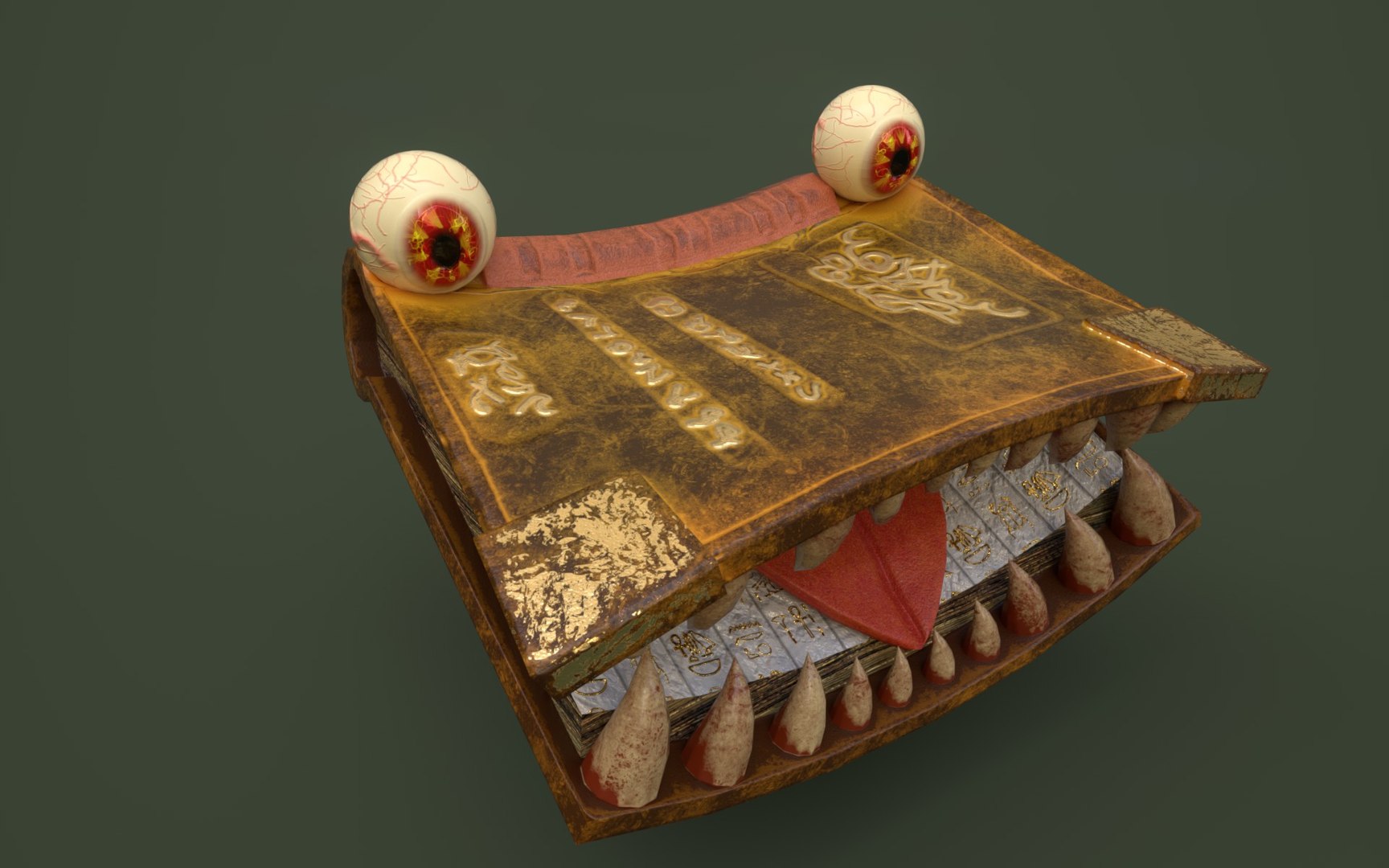 Toothy book 3D model - TurboSquid 1421781