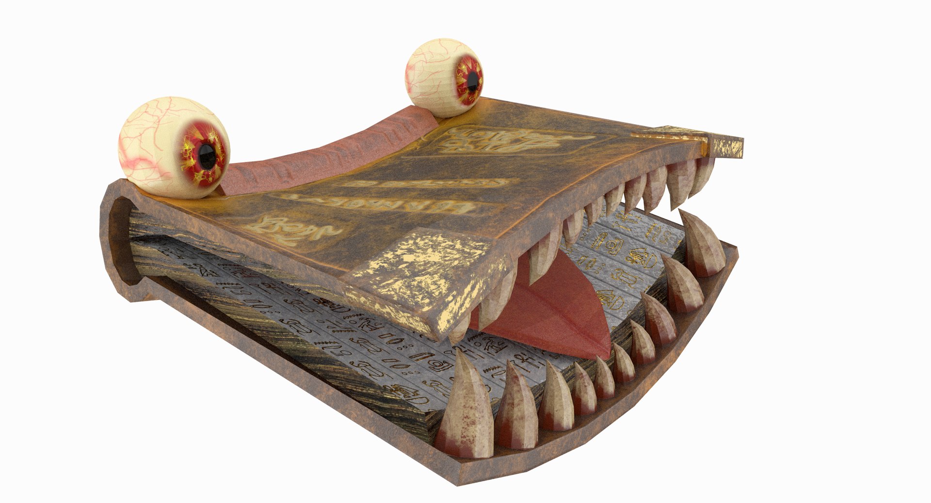 Toothy book 3D model - TurboSquid 1421781