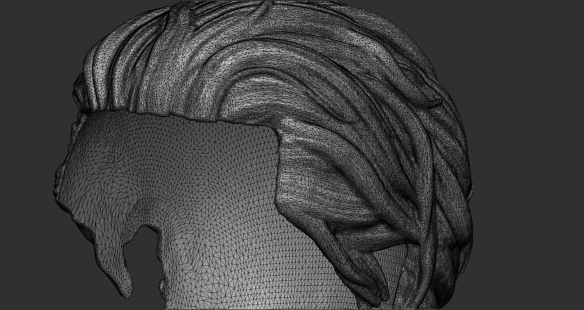 Male Hair 3D Model - TurboSquid 1657889