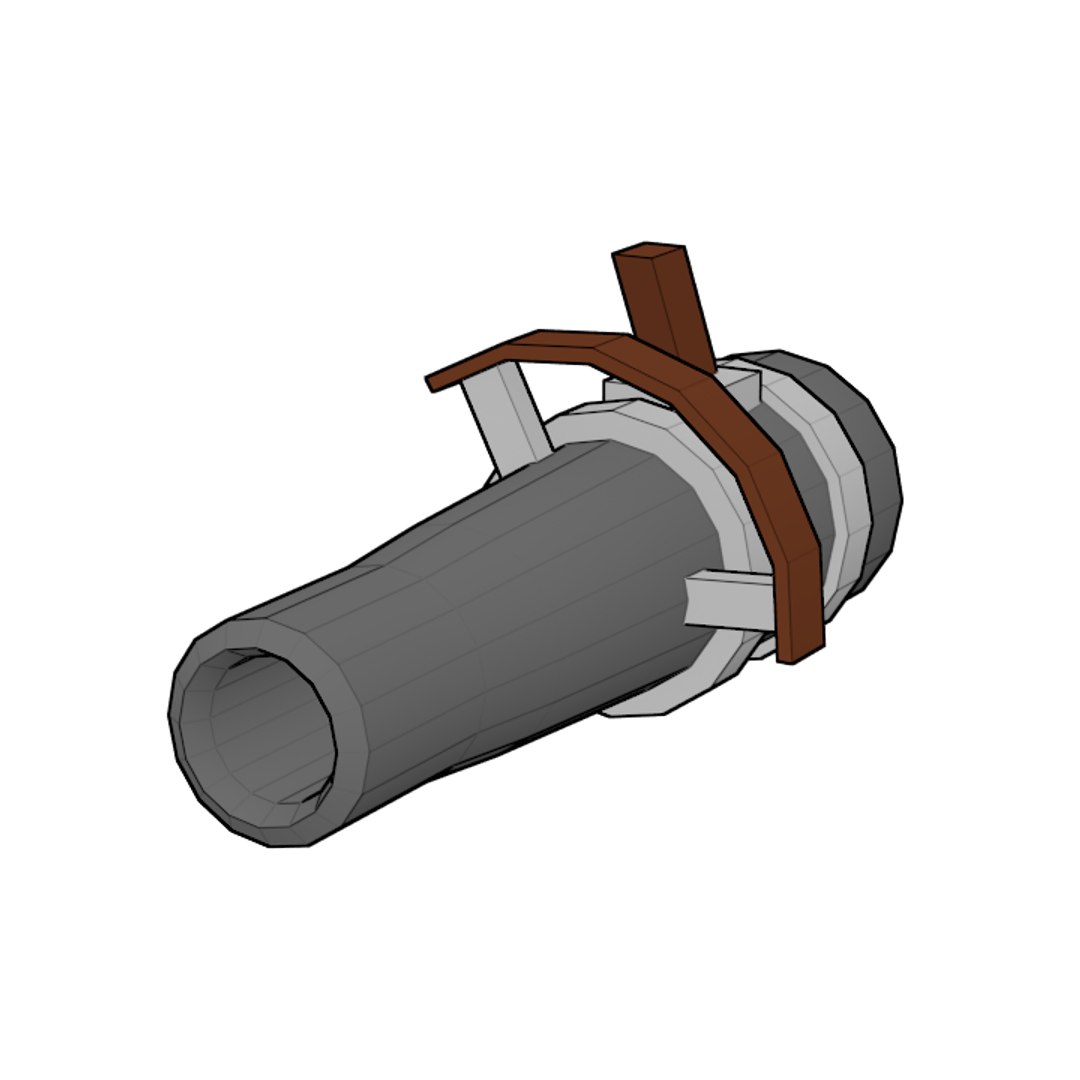 Free Cannon Portable 3D - TurboSquid 1237604