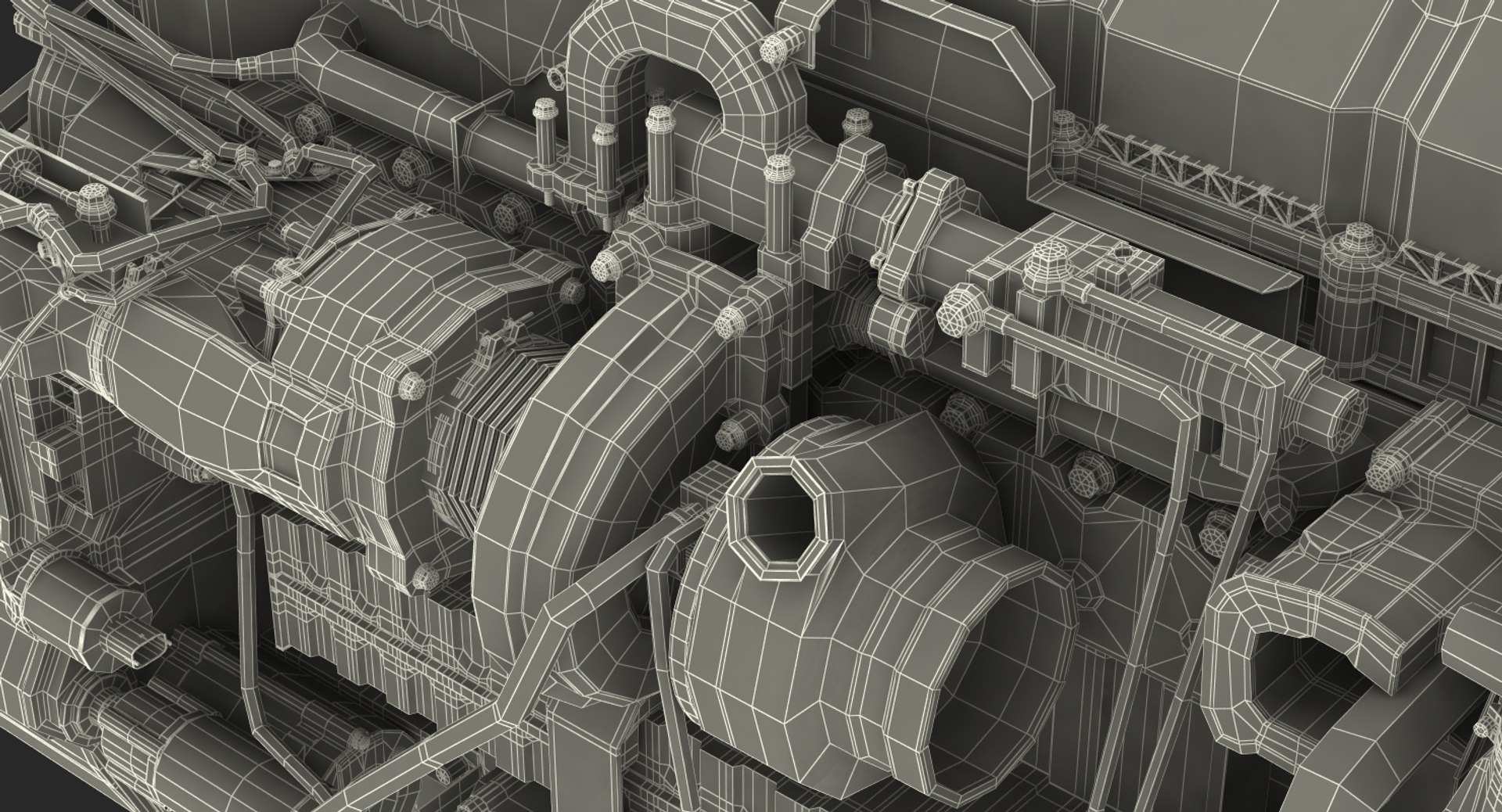 3D mack semi truck engine - TurboSquid 1292084