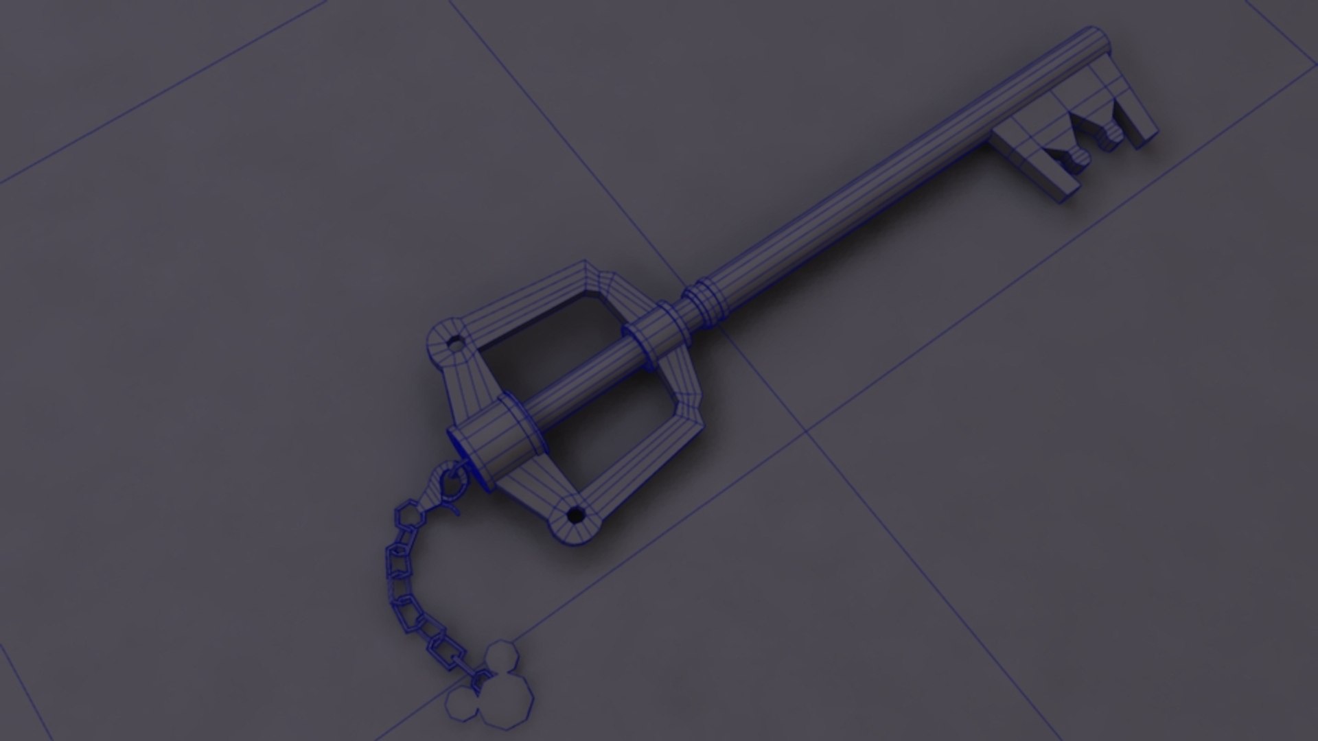 Kingdom Key 3d Model