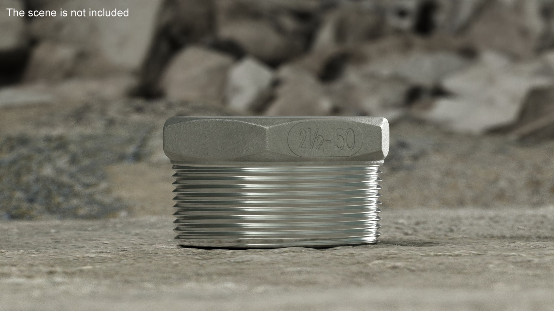 Fitting Hex Plug SS304 3D - TurboSquid 1929642