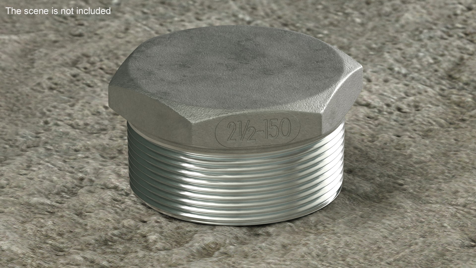 Fitting Hex Plug SS304 3D - TurboSquid 1929642