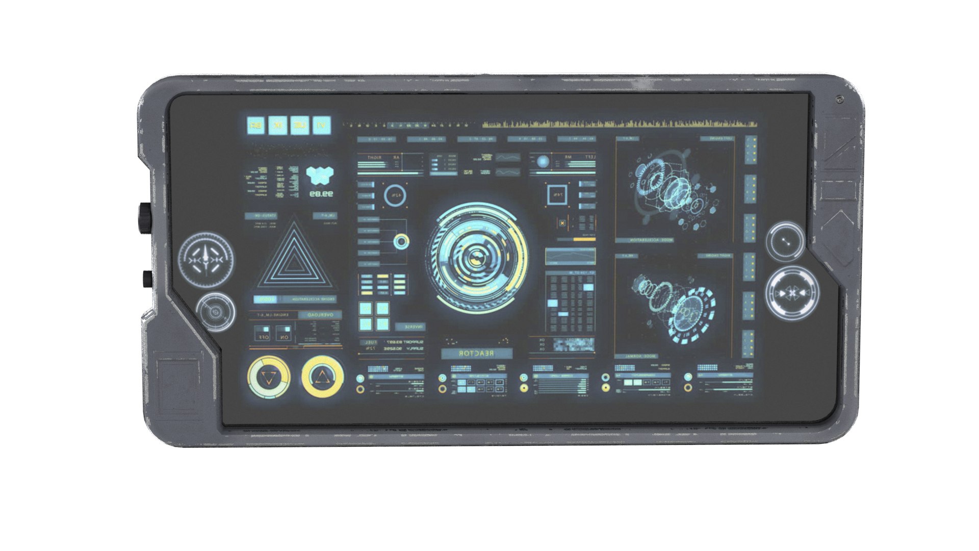 Sci-fi Touch Pad 4 3D model - TurboSquid 1737574