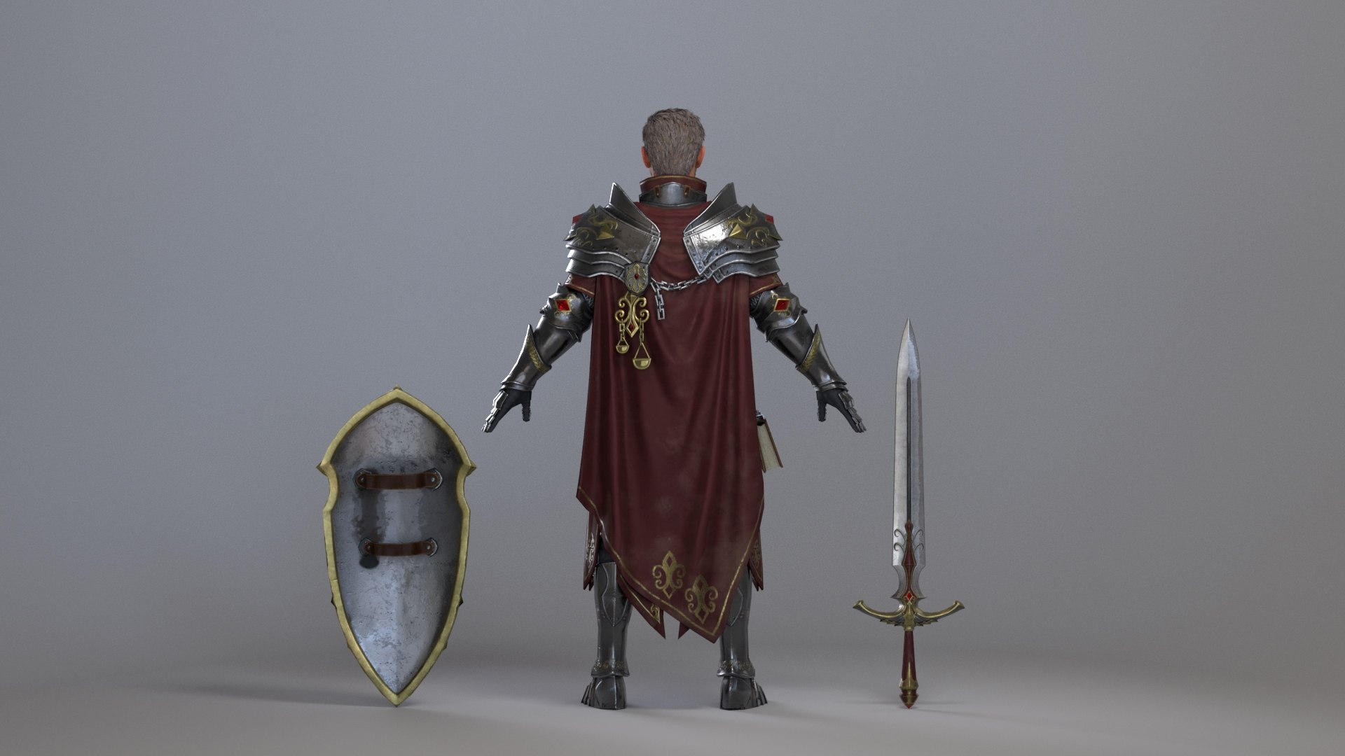 REALISTIC HUMAN KNIGHT - FULLY RIGGED 3D model - TurboSquid 2071588